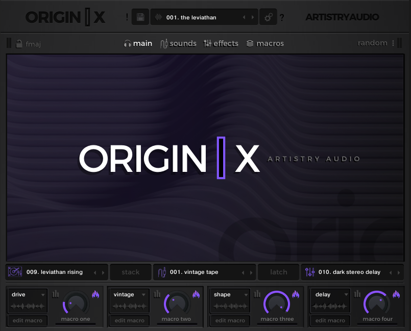 Origin X Main Page no header | Artistry Audio