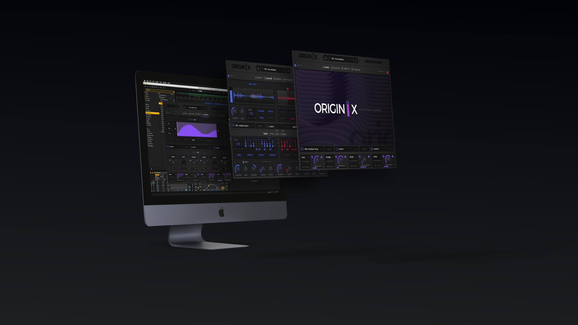 Origin X Slider – Mockup Mobile | Artistry Audio